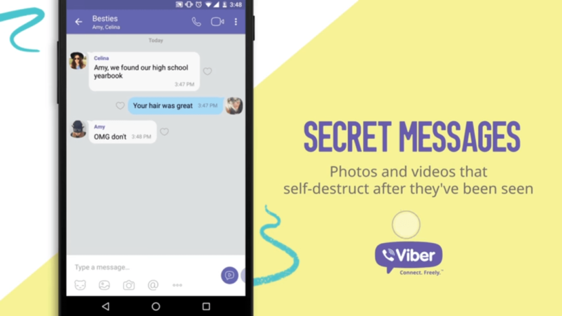 Viber Introduces New 'Secret Message' Looks Much Like Snapchat - TechDipper