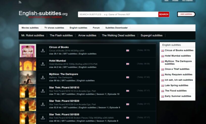 10 Best Sites To Download Subtitles For Movies For Free - TechDipper